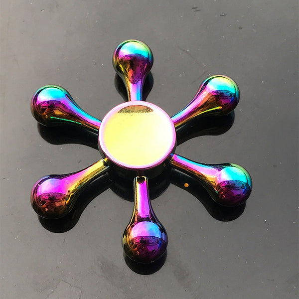 Oil Slick Water Drop Fidget Spinner - That's Cute!
