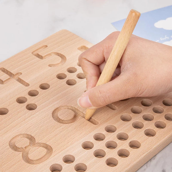 Wooden Numbers Counting Board – Learn & Play - That's Cute!