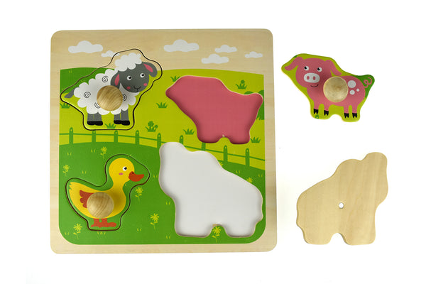 Kaper Kidz Farm Animal Peg Puzzle - That's Cute!