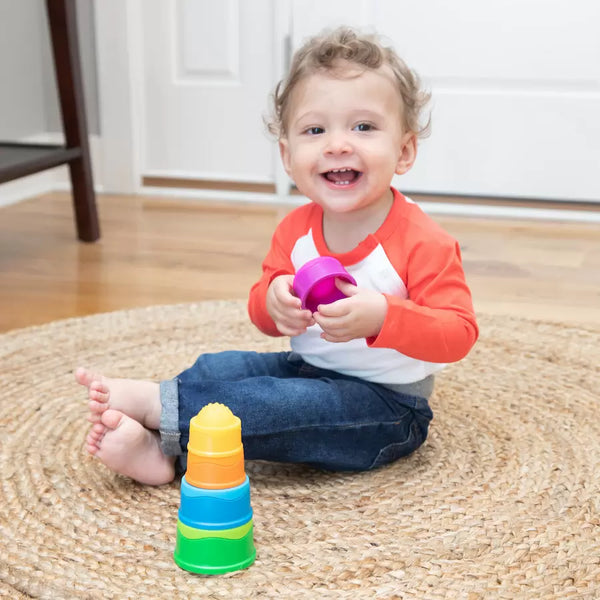 Fat Brain Dimpl Stack – Baby Sensory Stacking Toy - That's Cute!