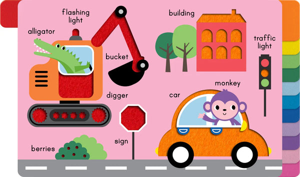 Chunky My Felt Tabbed Book of First Words - That's Cute!