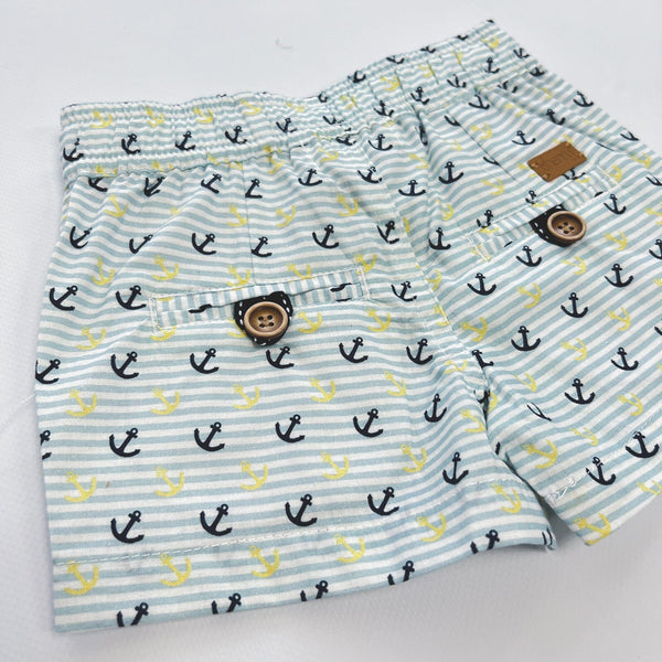 Love Henry Baby Boys Sonny Short - Coastal Anchors - That's Cute!